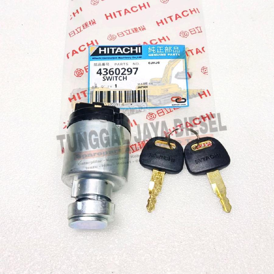 Jual Kunci Kontak Hitachi Zaxis200 Zaxis210 Switch Ignition Key Zaxis ...