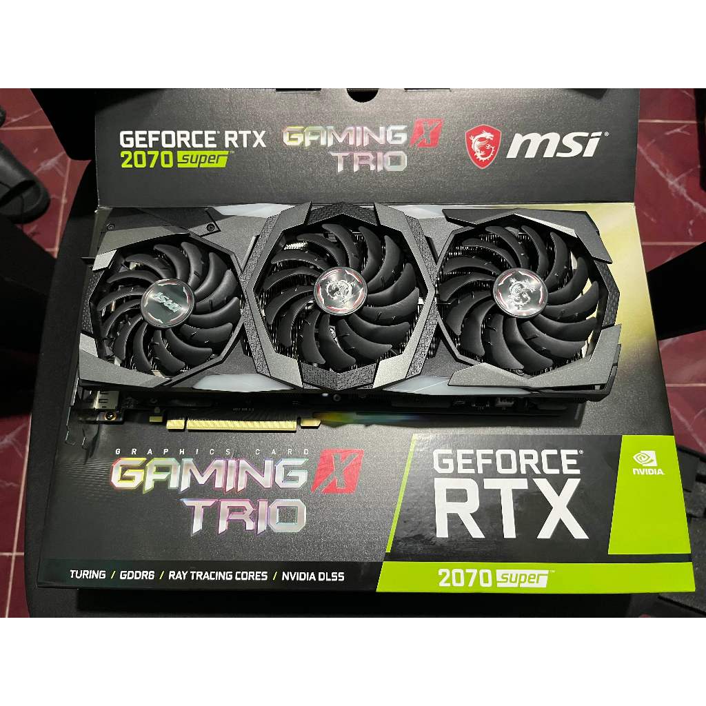 Jual RTX 2070 SUPER MSI GAMING X TRIO TRIPLE FAN | Shopee Indonesia