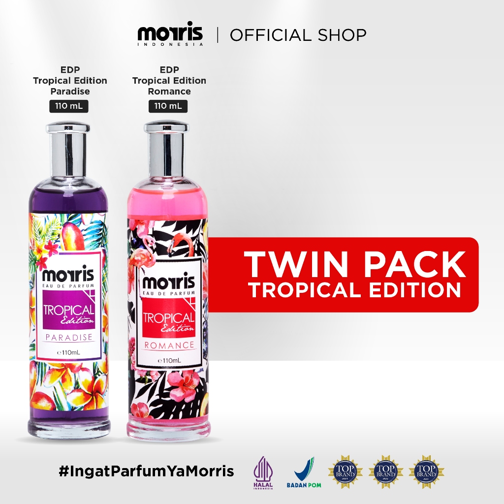 Jual Morris Tropical Duo | Morris Tropical Edition Parfum Wanita 110ml ...