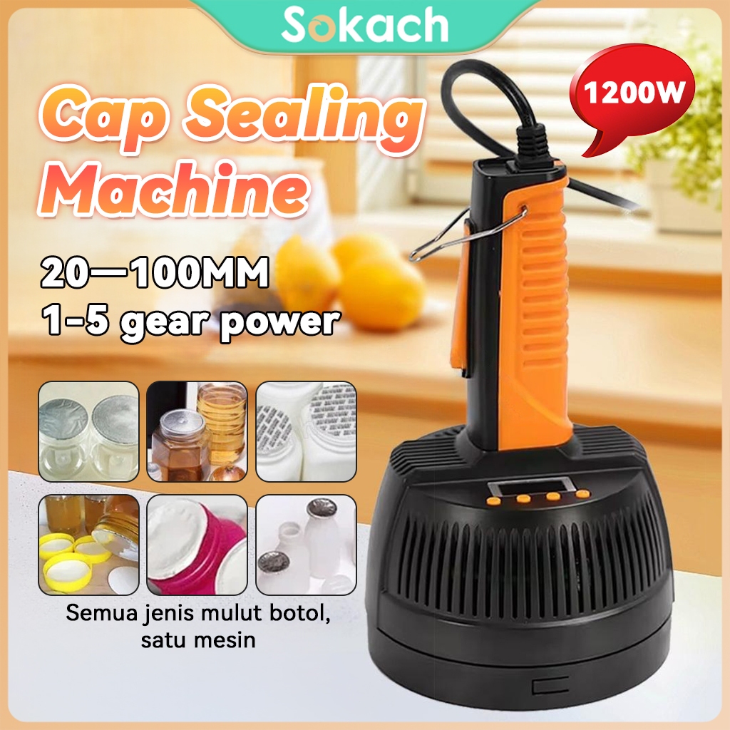 Jual ⚡(20-100mm)⚡Alumunium Foil Induction Sealer Handheld Elektrik Capper Mesin Penyegel Induksi ...