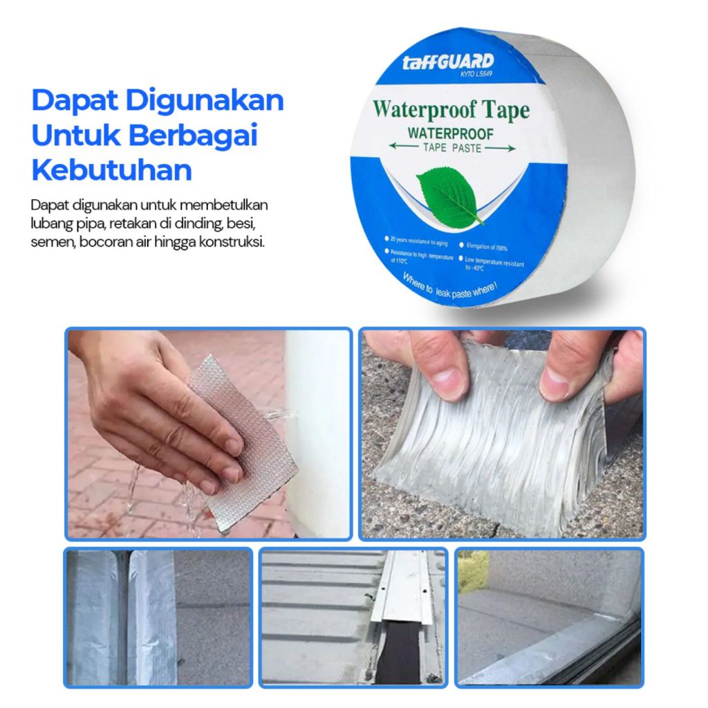 Jual Lakban Ajaib Alat Penambal Instan Alumunium Anti Bocor Solusi Kebocoran Atap Genteng Seng ...