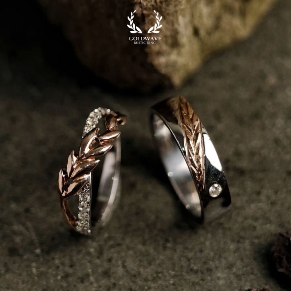 Jual Cincin Kawin Rustic Perak Silver Goldwave Rustic Ring | Shopee ...