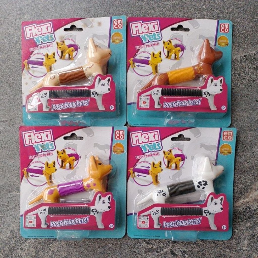 Jual Mainan Kreativitas Emco Original Flexi Pets Emco - Dogs | Shopee ...