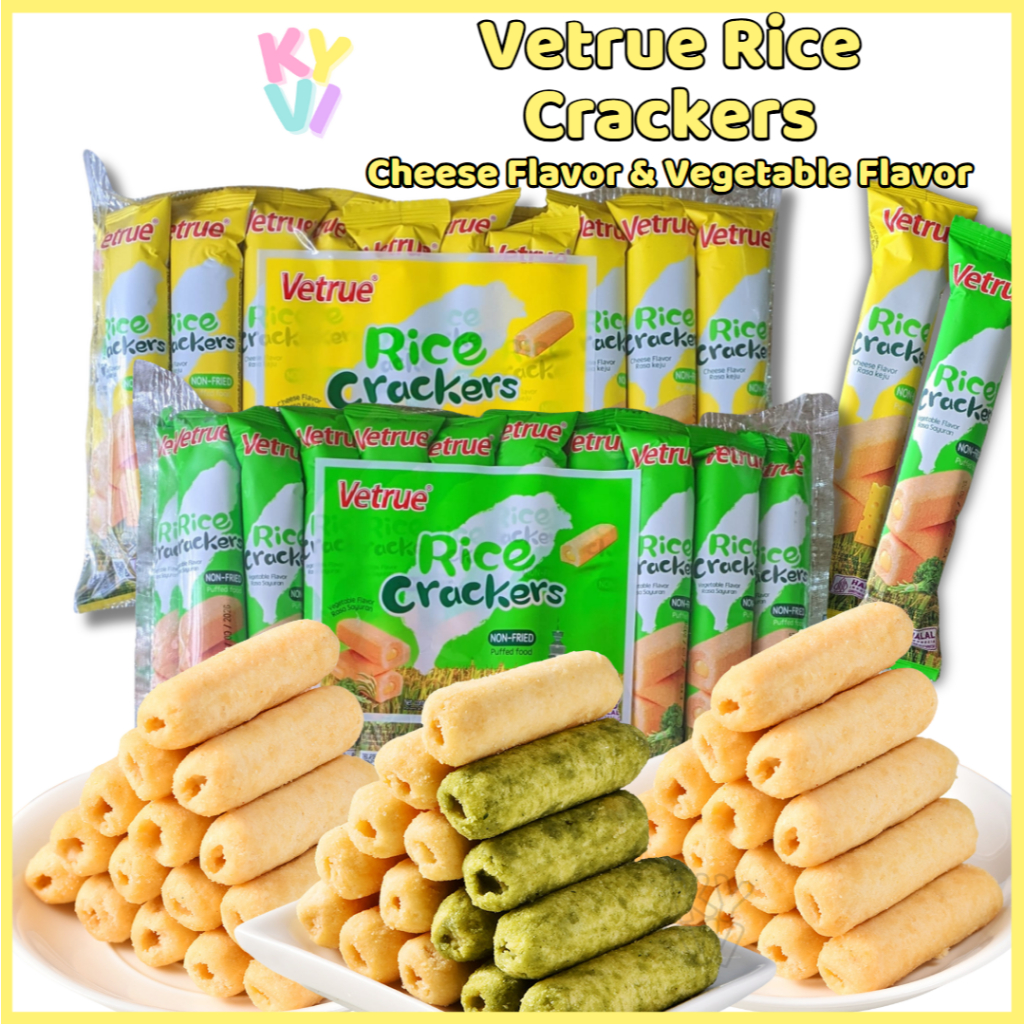 Jual KYVI - Snack Vetrue Rice Crackers Stick Vegetable & Cheese Flavor ...