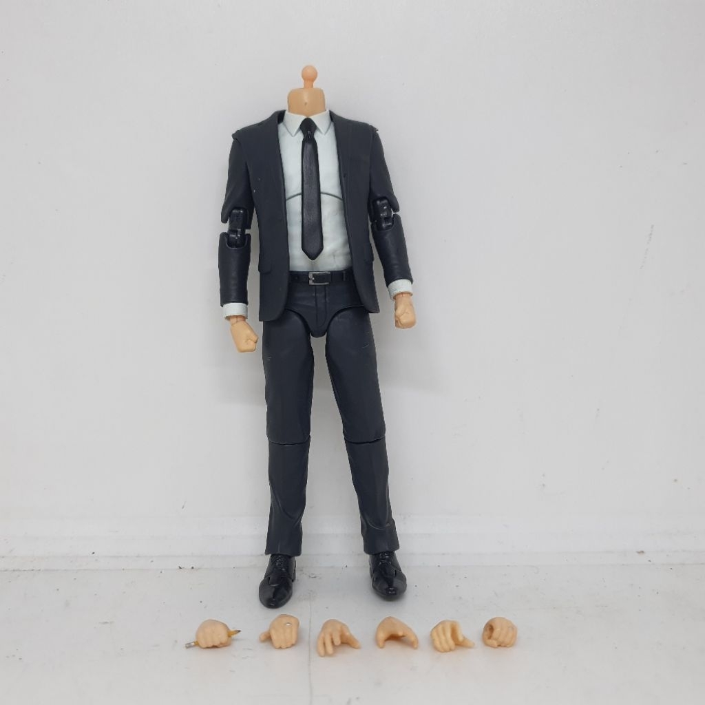 Jual Mafex Body Hand Neck John Wick Keanu Reeves Original kitbash 1/12 ...
