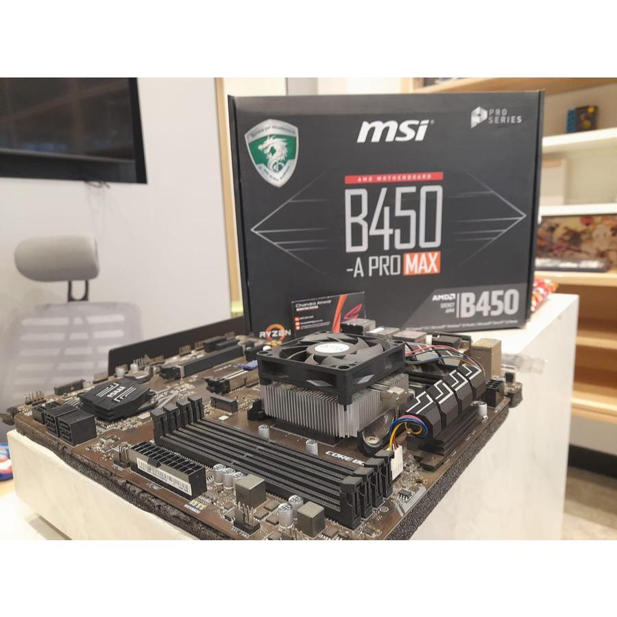 Jual MSI B450 A PRO MAX B450A (Socket AM4) | 2ND MOBO ONLY | Shopee ...
