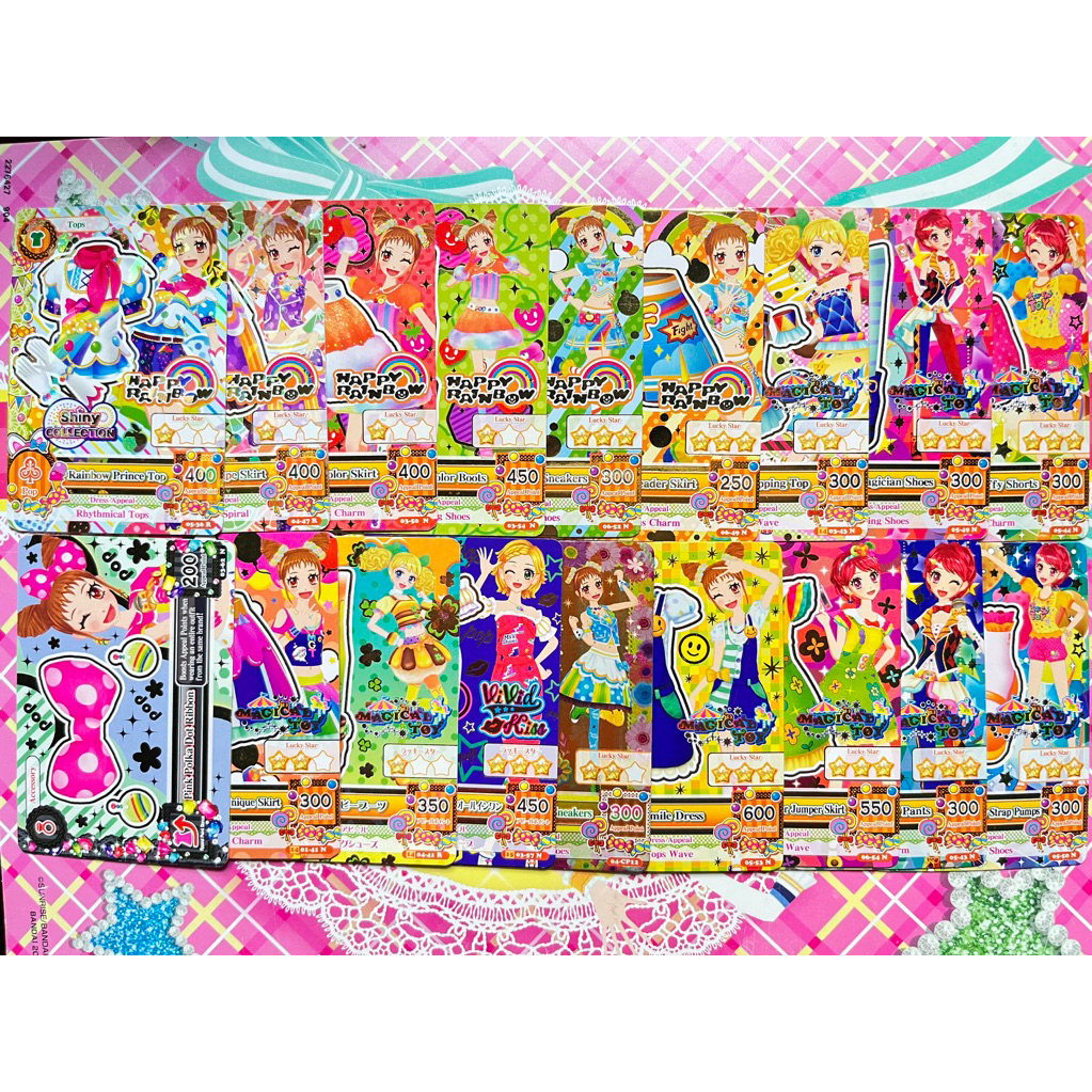 Jual Kartu Aikatsu Satuan Pop Brand Happy Rainbow Vivid Kiss Magical ...