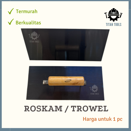 Jual [READY MERK GHC] Roskam Plat Baja / Plastering Trowel / Alat Acian ...