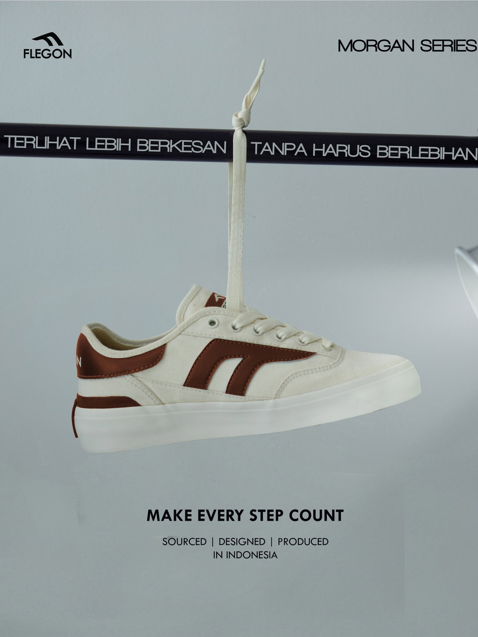 Jual Sepatu Flegon Morgan - White Terracotta | Shopee Indonesia