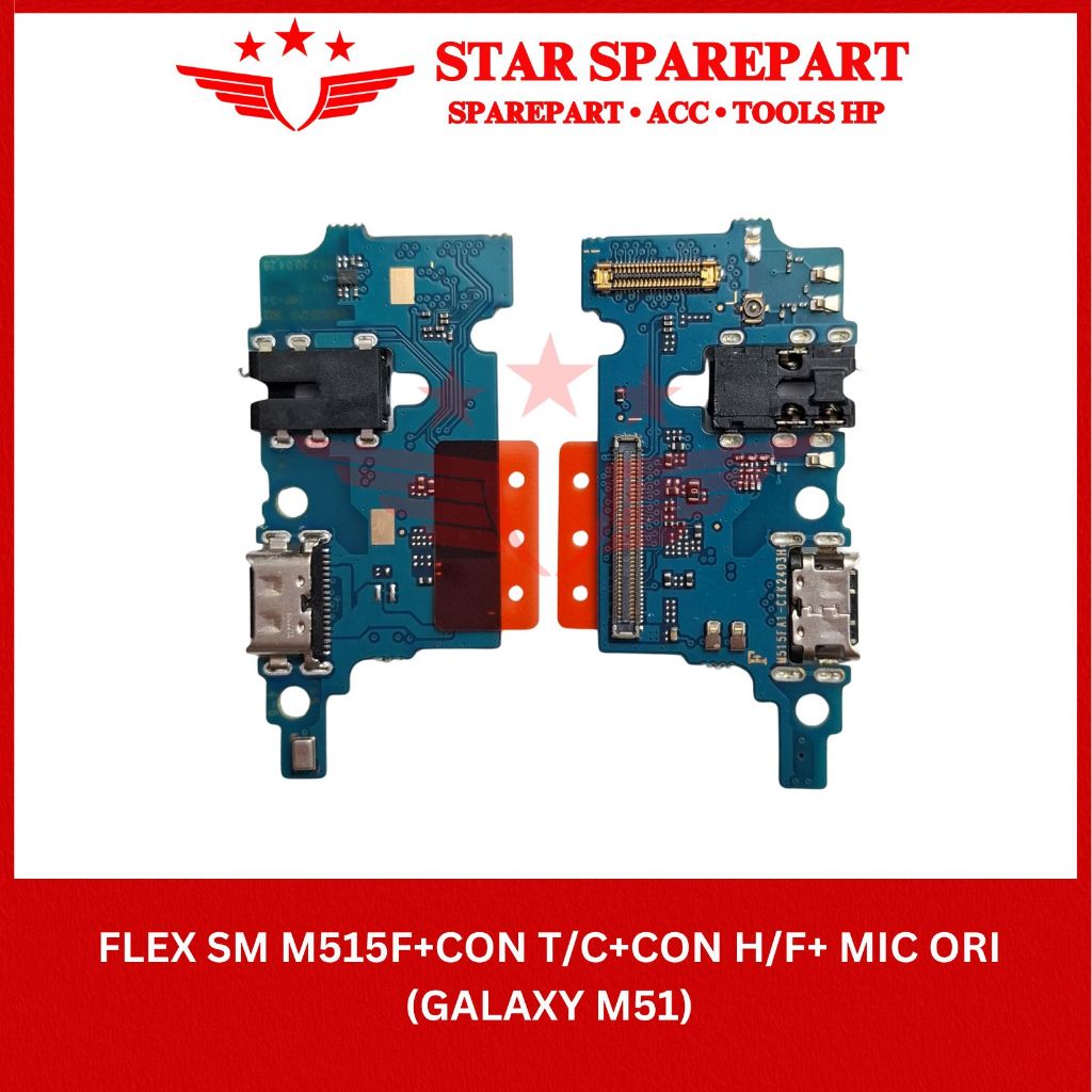 Jual FLEXIBEL SAMSUNG M515F + CONNECTOR CHARGER + CONNECTOR HANDSFREE ...