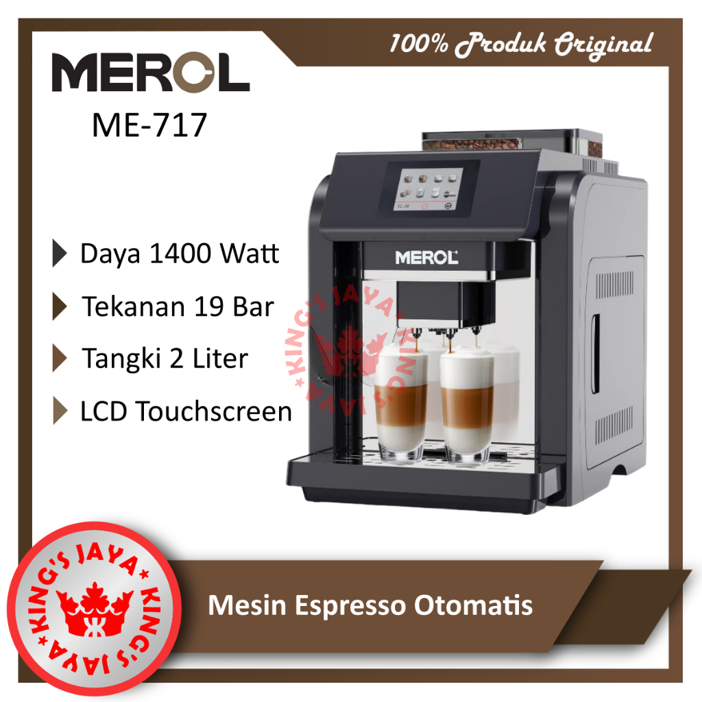 Jual Mesin Kopi Espresso Otomatis MEROL ME717 - Fully Automatic Coffee ...