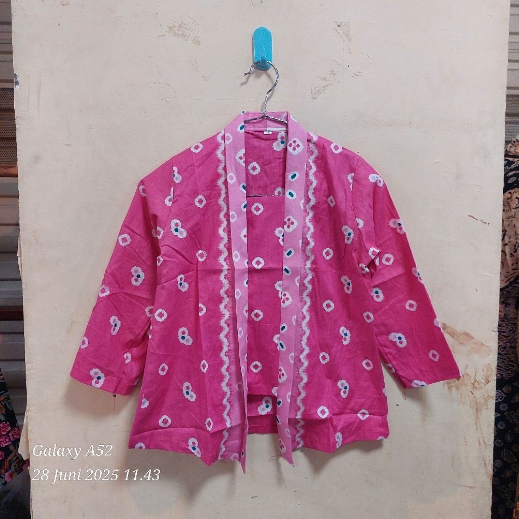 Jual Kebaya jumputan anak jks 1 stel sama rok nya | Shopee Indonesia