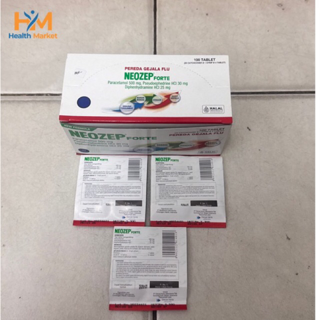 Jual Neozep Forte Tablet 1 box isi 100 Tablet | Shopee Indonesia