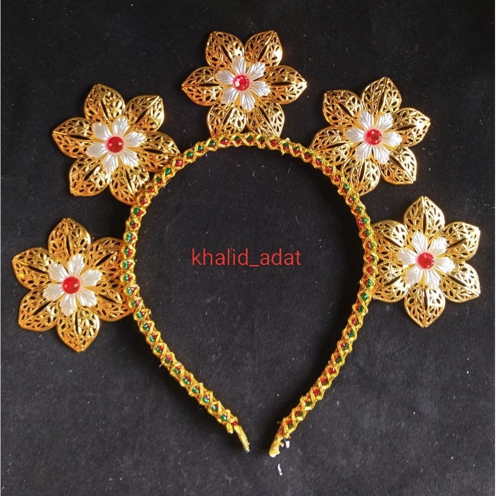 Jual bando tari mawar , mahkota nari , bendo adat, bendo jawa | Shopee ...
