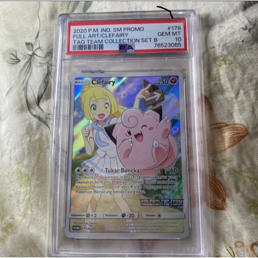 Jual PSA 10 Kartu Pokemon TCG ID Indonesia SM-P Dream League Lilie / Lilie Clefairy CHR | Shopee ...