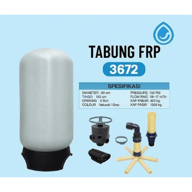 Jual Frp Tank 36"x72" Nanotec - Tangki Filter Media 3672 - Tanki Fiber ...
