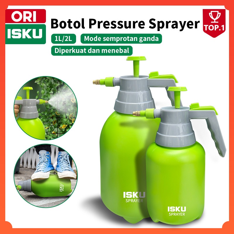 Jual ISKU pressure sprayer 1/2L botol semprotan tanaman manual /alat ...