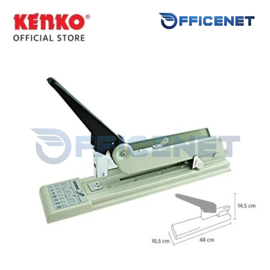 Jual HEAVY DUTY STAPLER BESAR HD 12L 12L/24 BISA JILID TENGAH KENKO ...