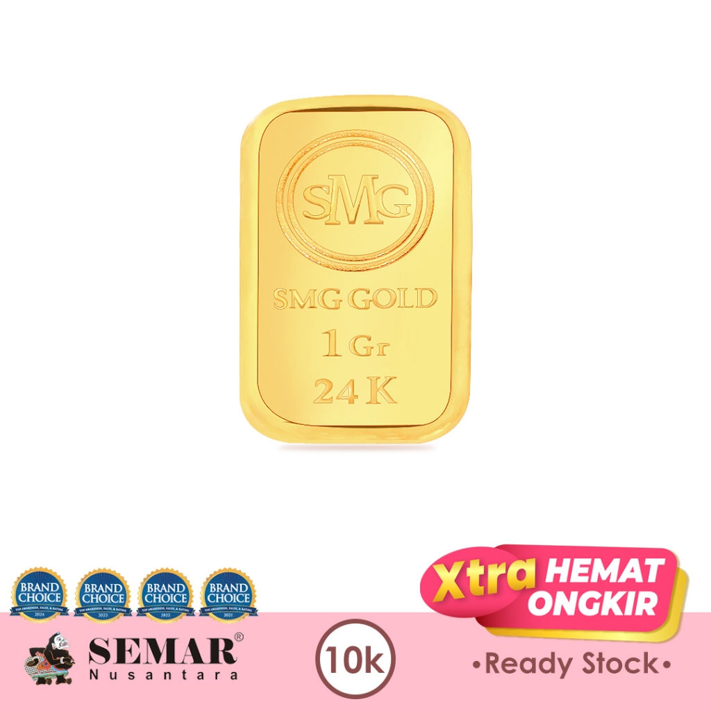 Jual Logam Mulia SMG Gold Press 1gram Emas Batangan Semar Nusantara ...