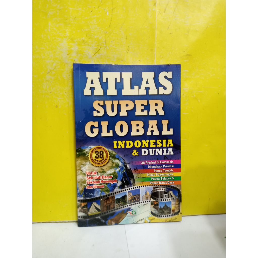 Jual BUKU ATLAS SUPER GLOBAL INDONESIA DAN DUNIA UNTUK SEKOLAH DASAR ...