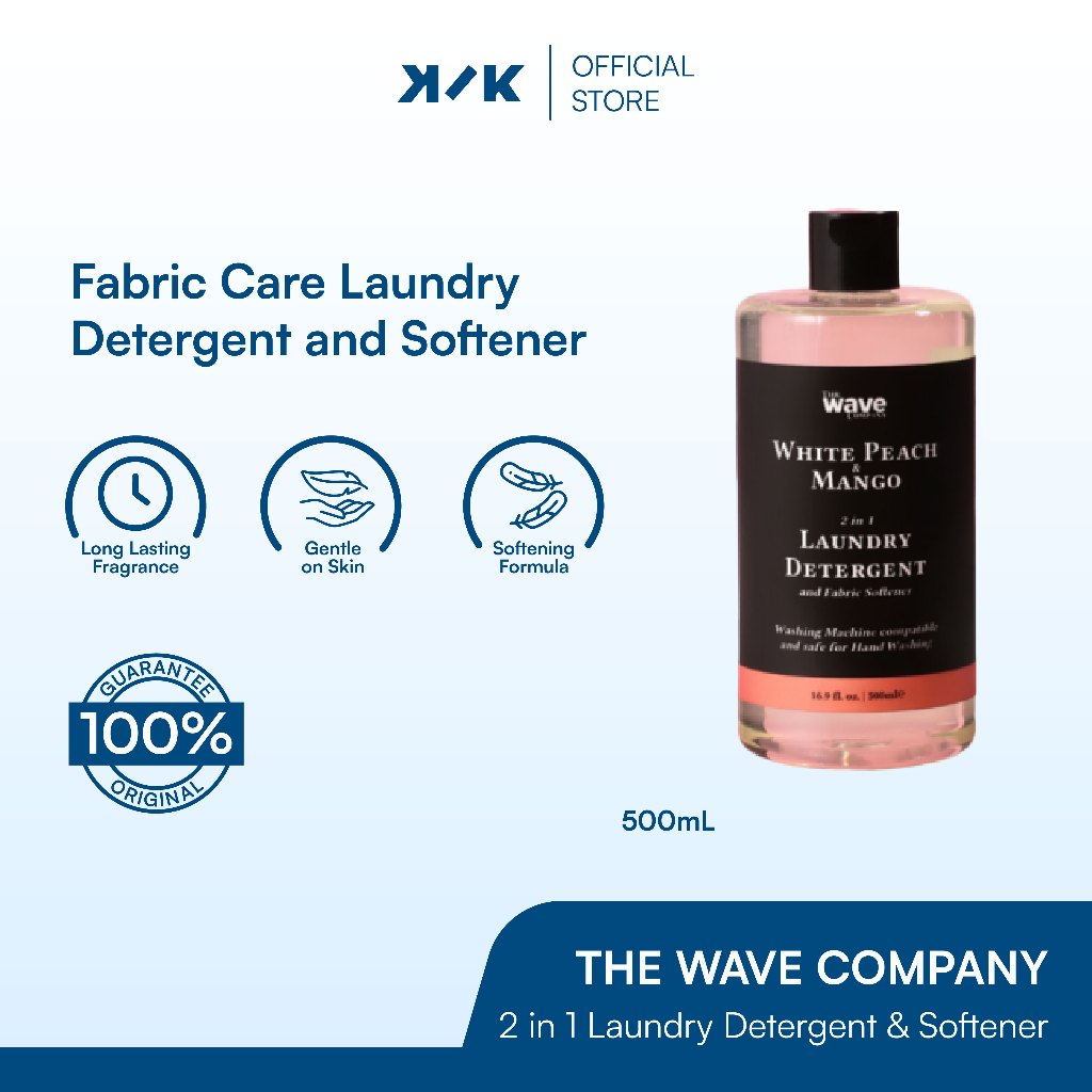 Jual The Wave Company 2 in 1 Laundry Detergent and Softener - Sabun ...