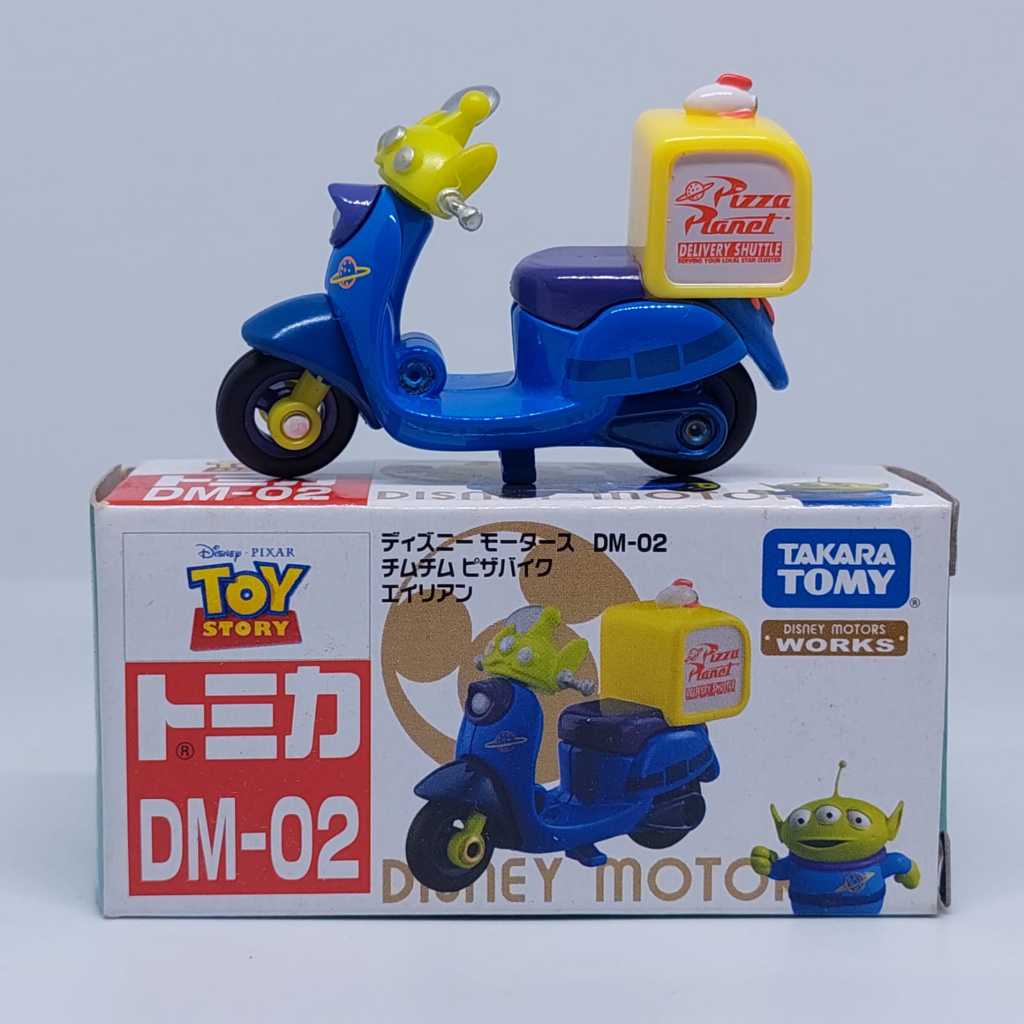 Jual Tomica Disney DM02 Chim Chim Pizza Bike Alien | Shopee Indonesia