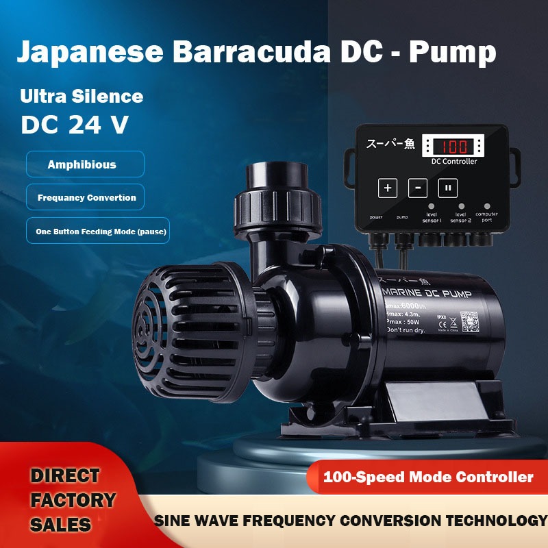 Jual Pompa DC 24V Low watt Hemat Listrik Japanese Barracuda Marine DC ...