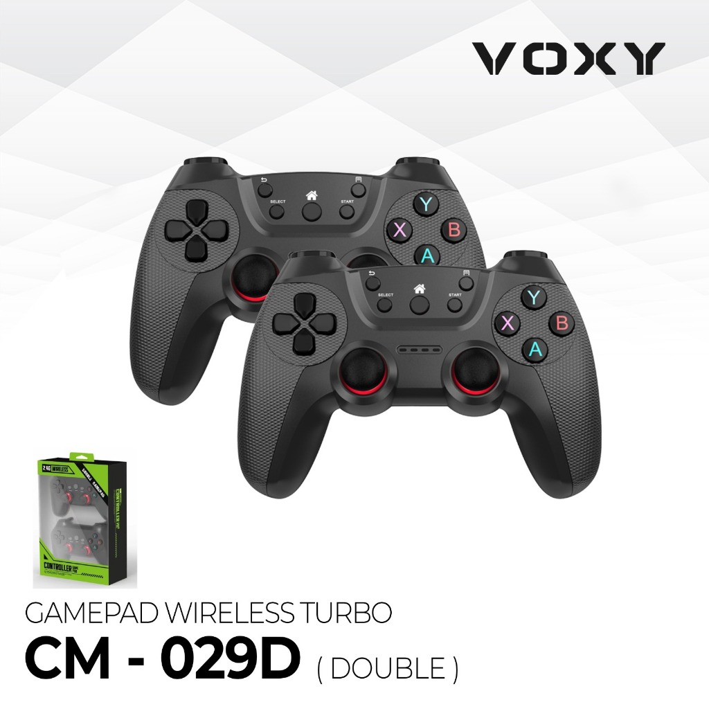 Jual Gamepad Single & Double Wireless Turbo - Joystick Pc Controller ...