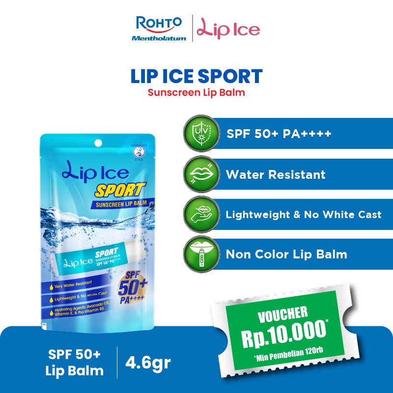 Jual Lip Ice Sport SPF 50+ PA++++ (Protect lips from sunlight and ...