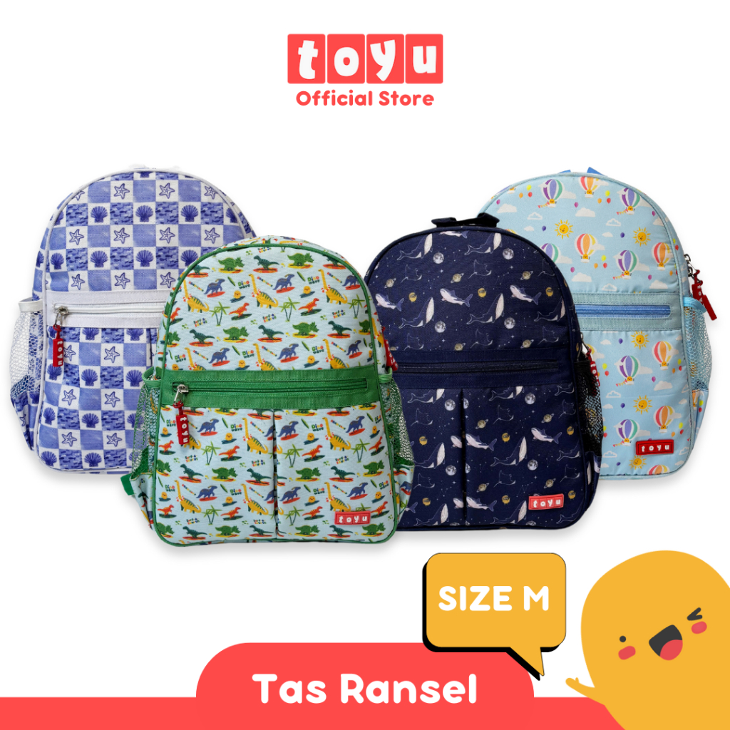 Jual TOYU Backpack Tas Ransel Sekolah Anak Laki Laki PAUD TK SD ...