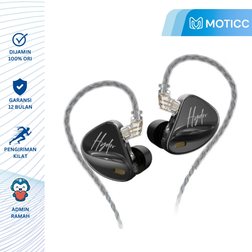 Jual CCA Hydro with Mic 2DD+8BA HiFi Earphones New IEMs In-ear Monitor ...