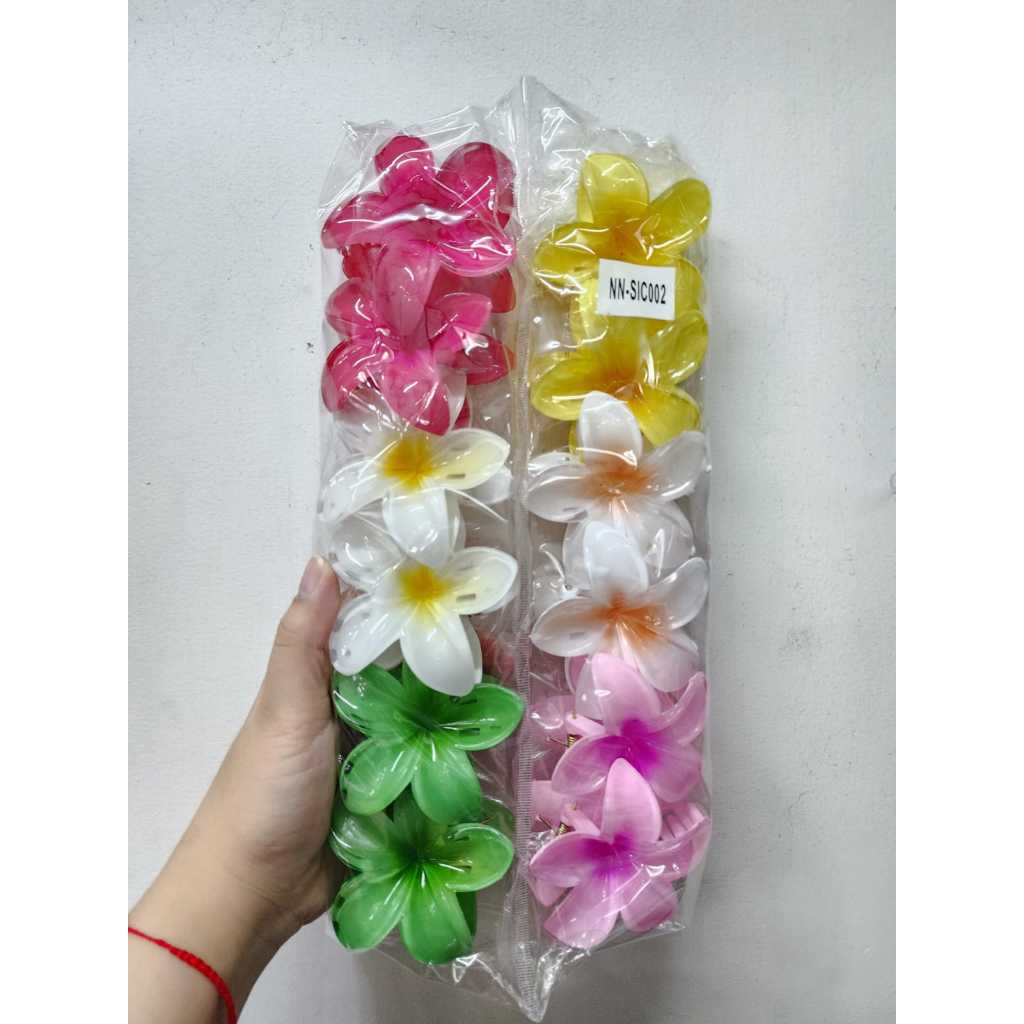 Jual NN [12 PCS] JEPIT KAMBOJA 8CM IMPORT JEPIT RAMBUT BUNGA BALI SALON ...