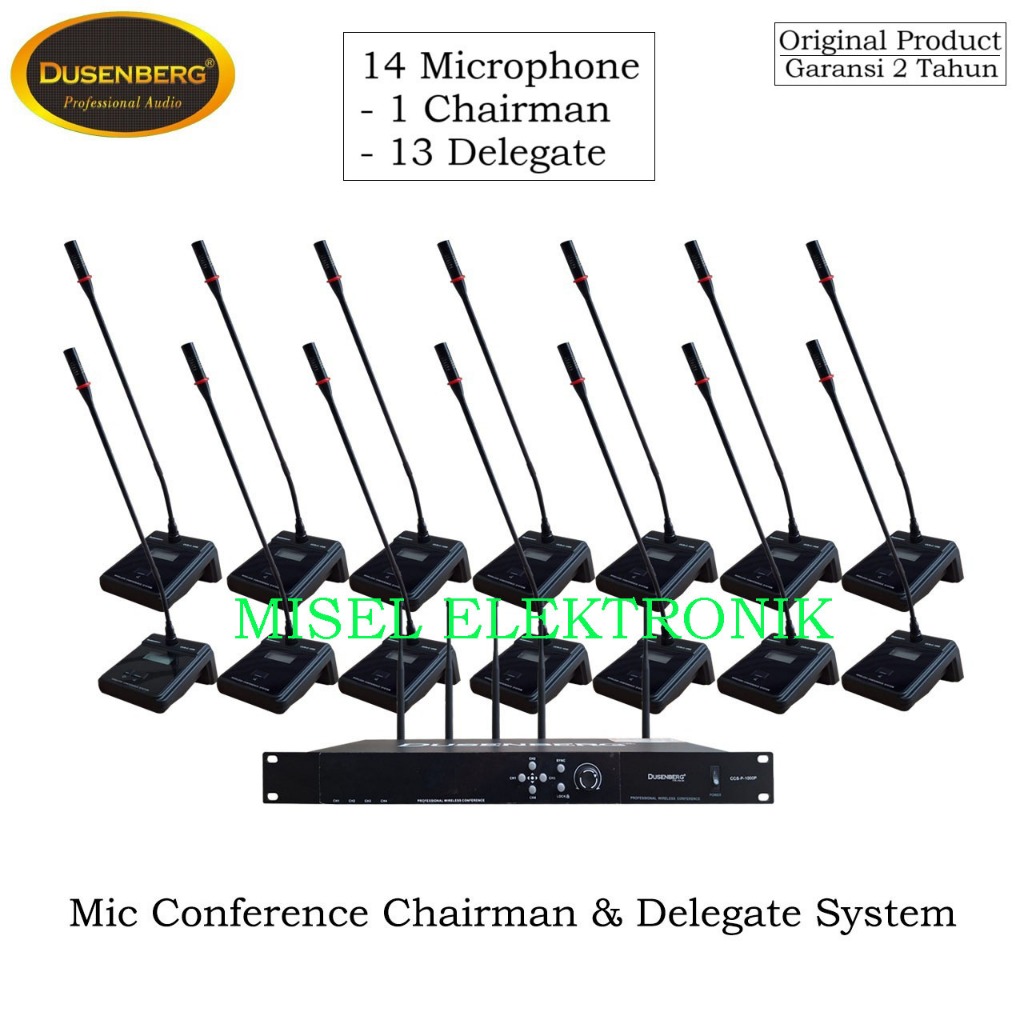 Jual Paket Mic Conference Wireless Chairman and Delegate System 14 Mic Meja / Gooseneck | Shopee ...
