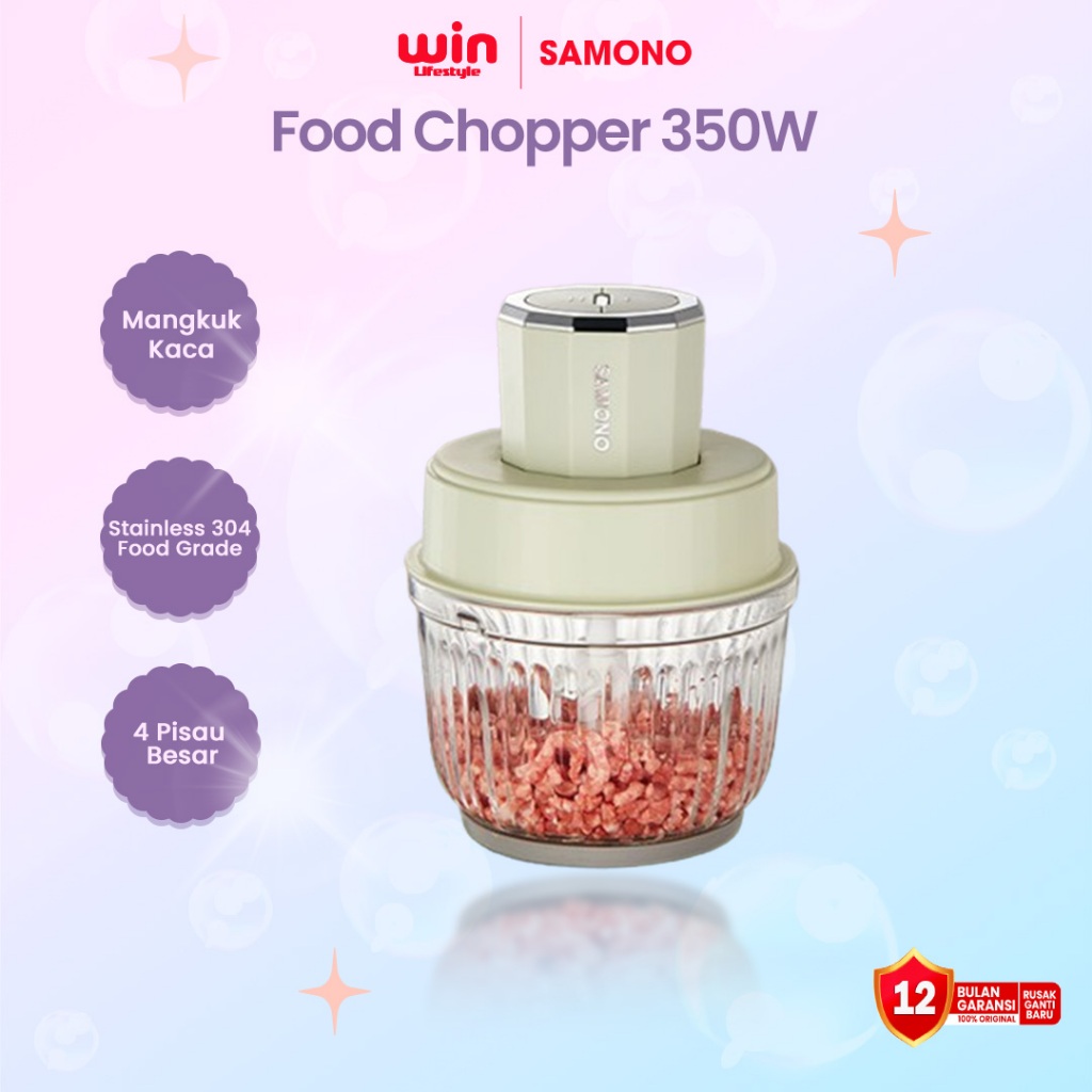 Jual SAMONO Chopper Multifungsi 2.5 Liter Coper Daging dan Bumbu Dapur ...