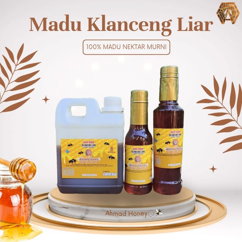 Jual madu trigona 1kg madu Klanceng bambu madu trigona klanceng madu ...