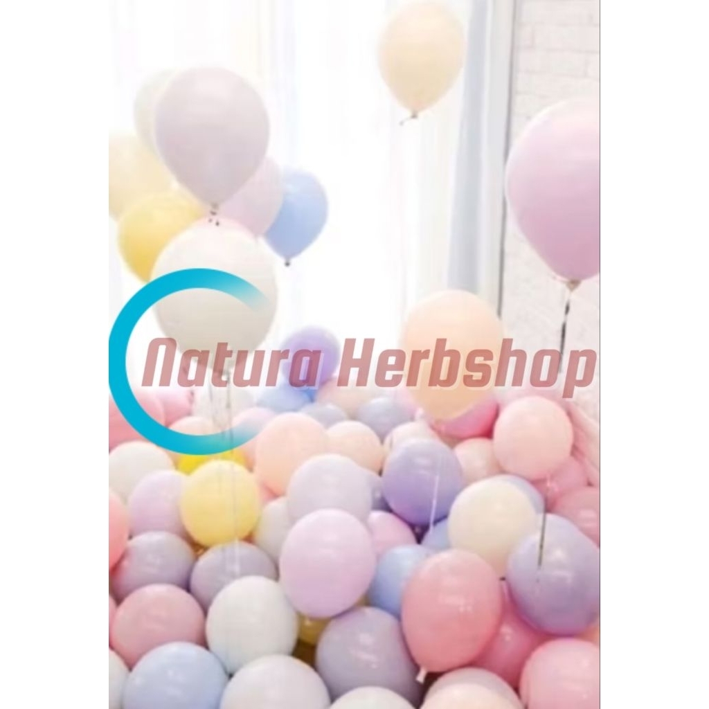 Jual { 50 PCS }Balon Latex Macaron / Balon Pastel tebal 12 inch / balon ...
