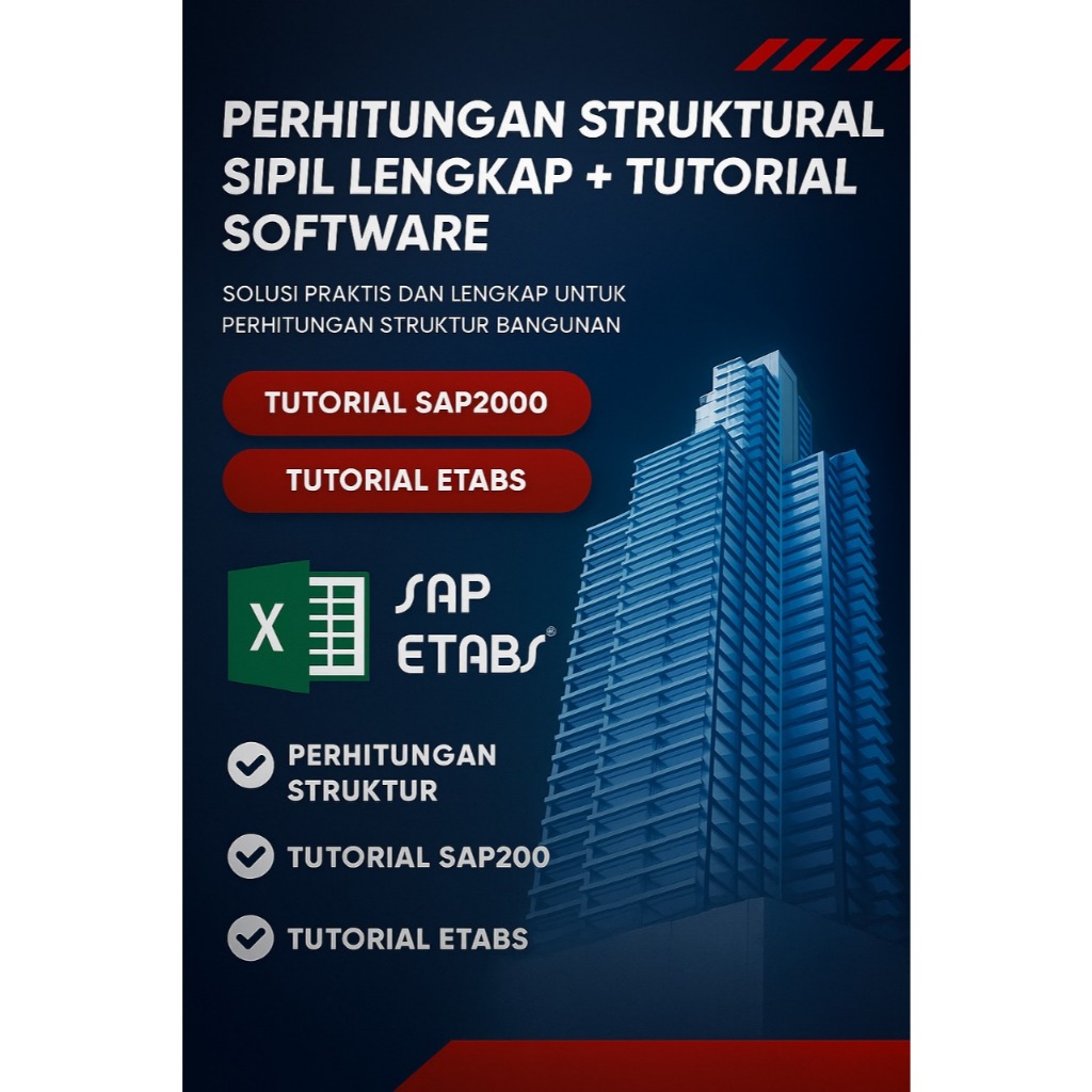 Jual PERHITUNGAN STRUKTURAL SIPIL LENGKAP + TUTORIAL SOFTWARE | Shopee ...