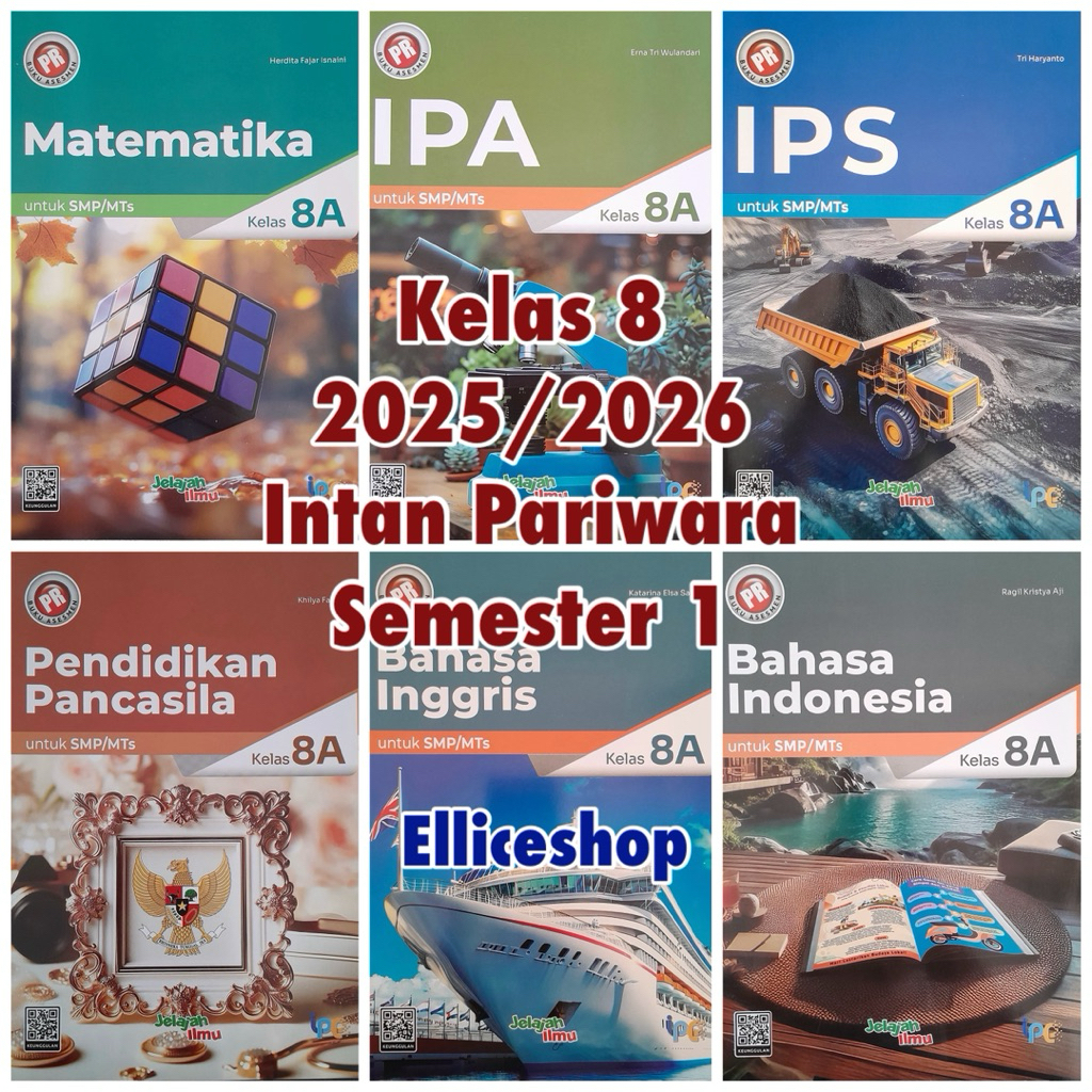 Jual Buku PR Interaktif kelas 8, 2025/2026, Kurikulum Merdeka, Semester 1, Intan Pariwara ...