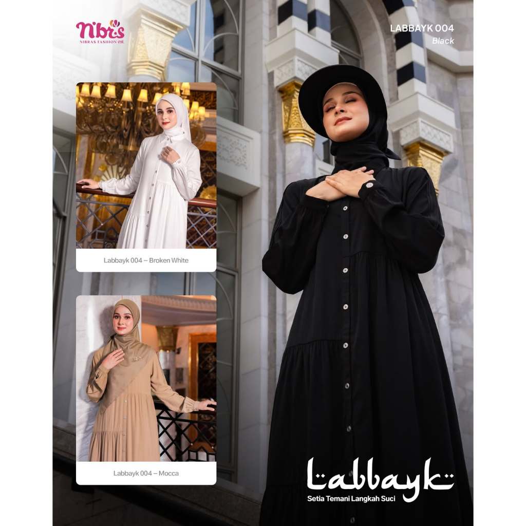 Jual GAMIS NIBRAS LABBAYK 004 TERBARU | Shopee Indonesia
