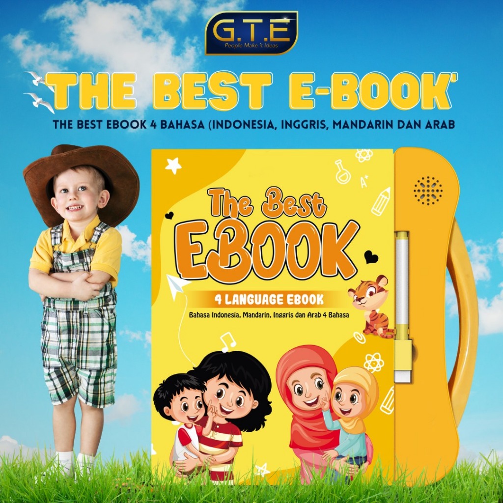 Jual GTE | AFFILIASI Smartbook | Buku Mainan Pintar Anak 4 bahasa/buku ...