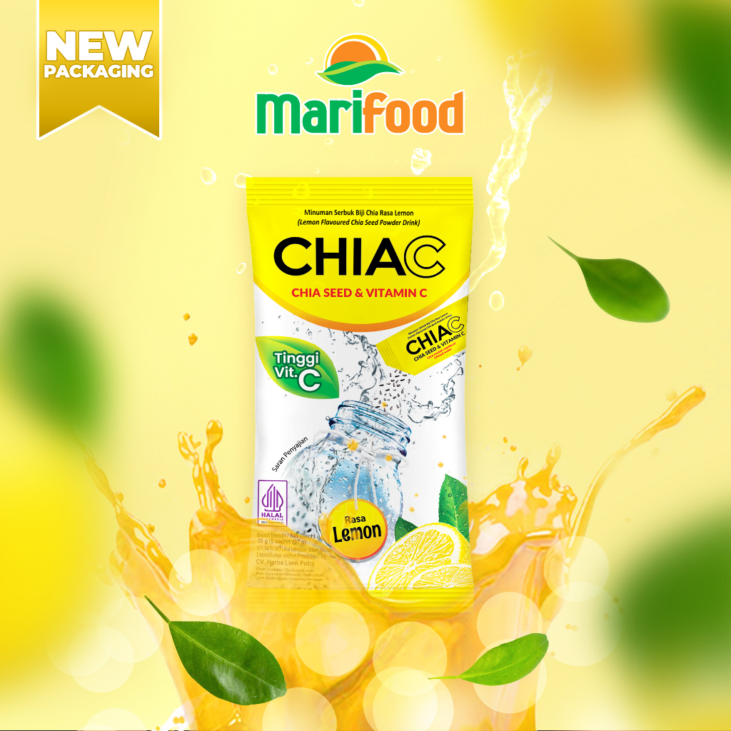 Jual ChiaC - Kemasan Pack - Vitamin C Powder Drink Infused Water Dengan ...