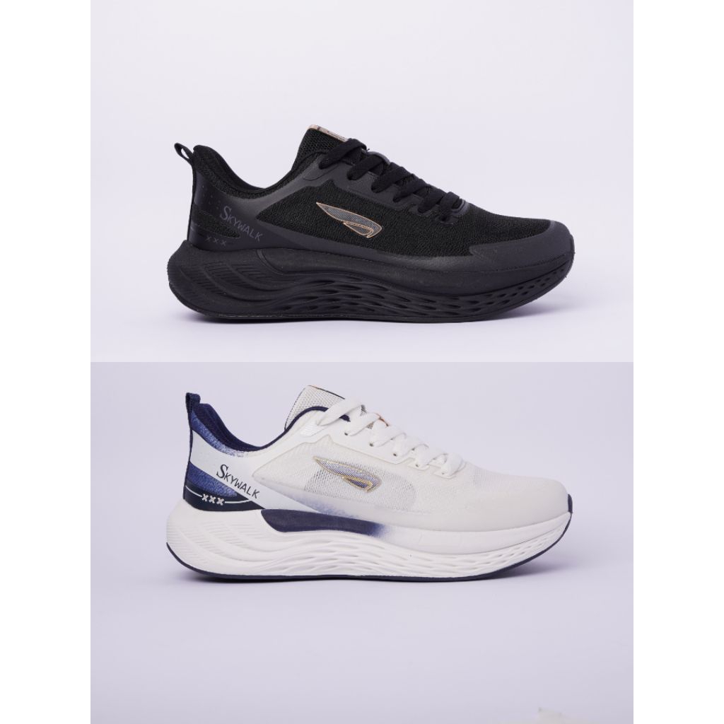Jual PHOENIX Sepatu Lari Running Terbaru SKYWALK- Beige/Hitam-Hitam ...