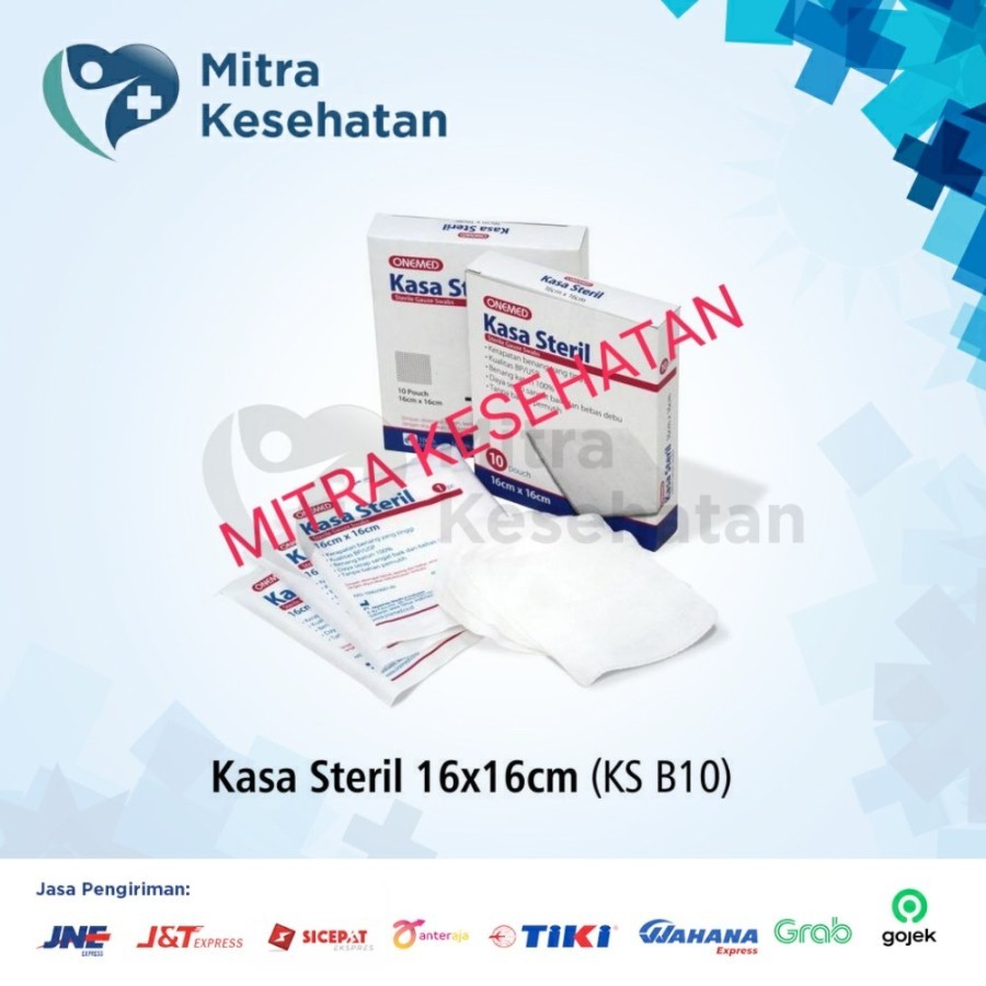 Jual Kasa steril ONEMED 16x16 Perbox isi 10PCS | Shopee Indonesia