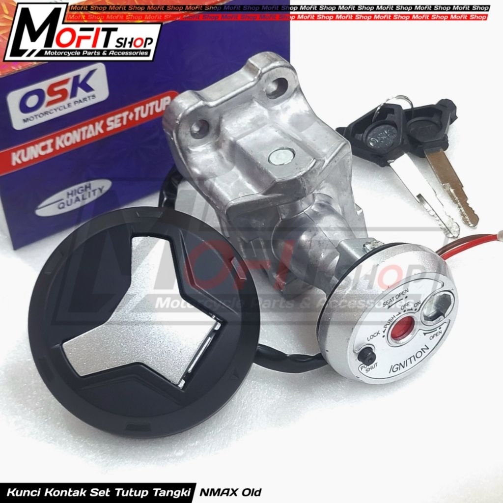 Jual Kunci Kontak Set Tutup Tangki NMAX Old Merk OSK | Shopee Indonesia