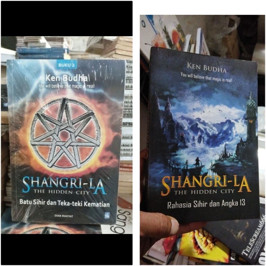Jual Buku Novel Ken Budha You Will that magic is real SHANGRI-LA THE ...