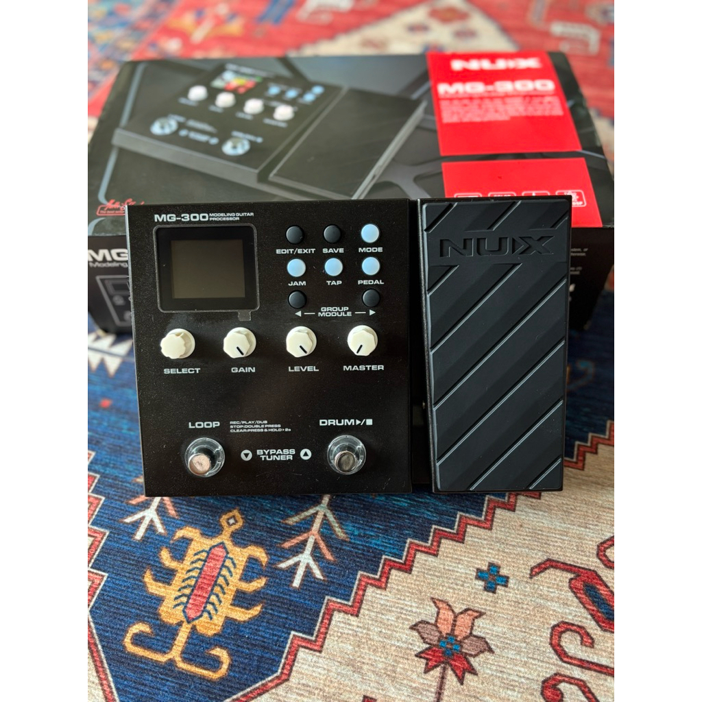 Jual Multi Efek Gitar Digital NUX MG-300 SECOND MULUS | Shopee Indonesia