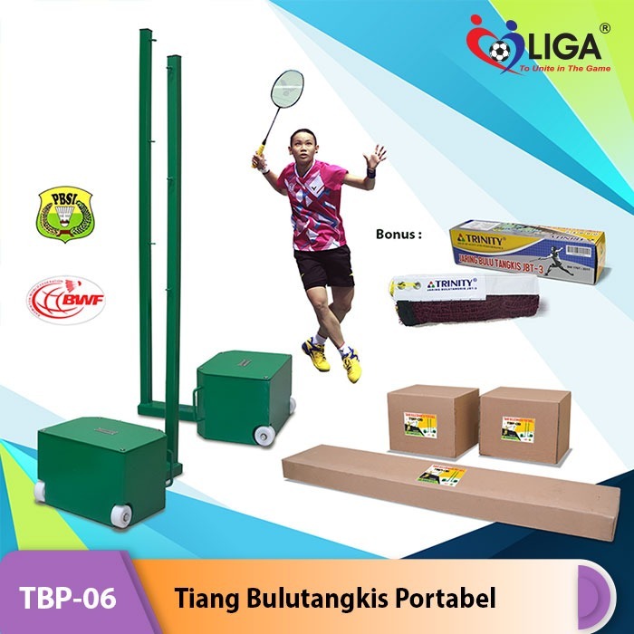 Jual Tiang Bulutangkis Portabel TBP06 Tiang Badminton Portabel diisi ...