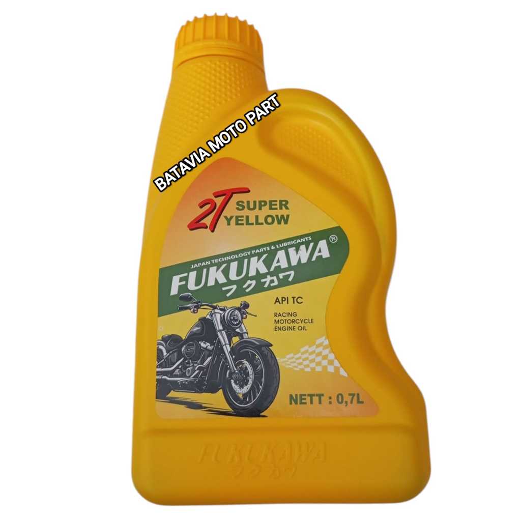 Jual OLI SAMPING UNTUK MOTOR 2TAK SUPER YELLOW MEREK FUKUKAWA UKURAN ...