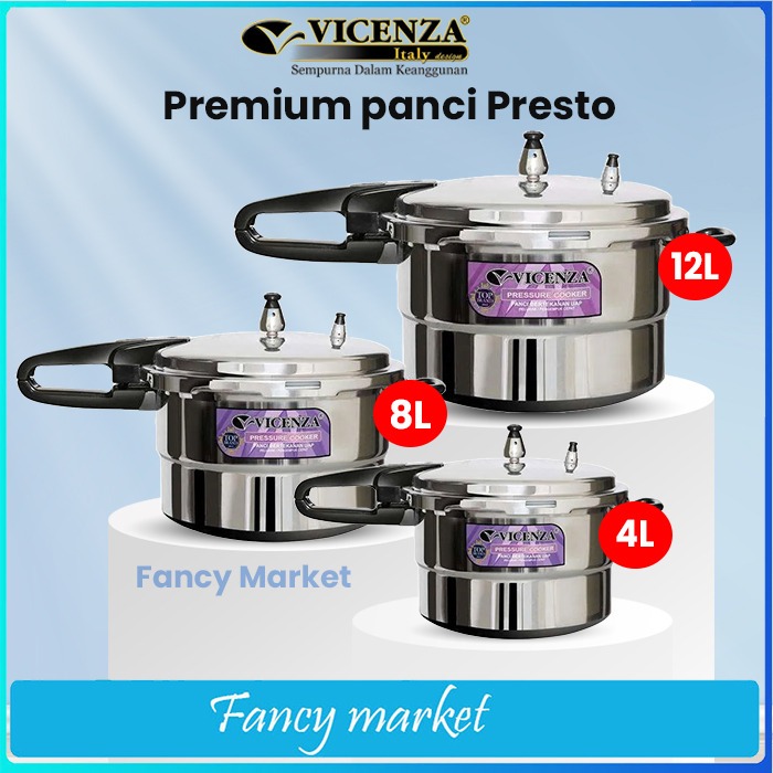 Jual PANCI PRESTO VICENZA Kapasitas 8 liter Hingga 12 Liter - ORIGINAL VICENZA | Shopee Indonesia