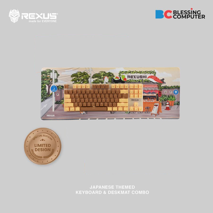 Jual Keyboard Gaming REXUS AYAKA TKL FUKENRO Blue Switch | Shopee Indonesia